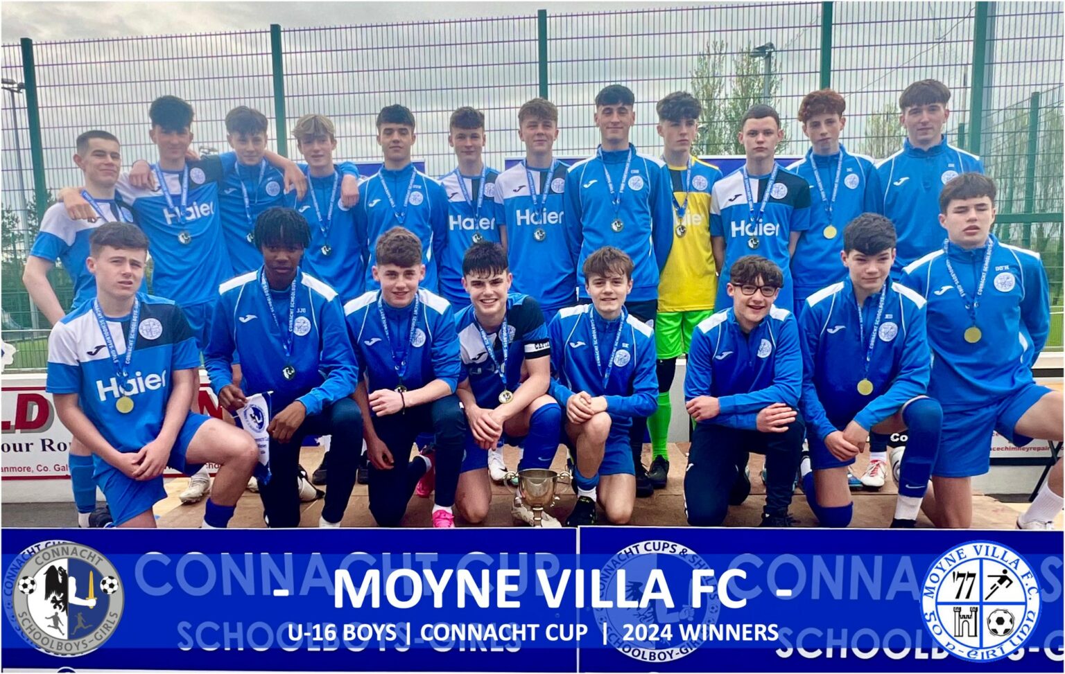 Moyne Villa Under 16s Winners. – Headford Online